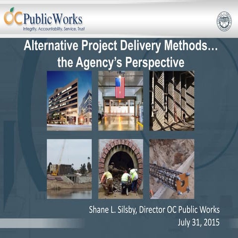 Alternative Project Delivery Methods - OCPW | PDF