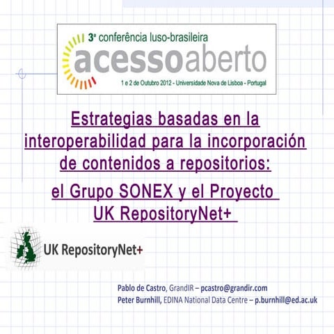 Estrategias basadas en la interoperabilidad para la incorporación de ...