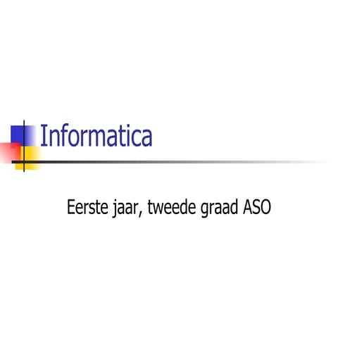 3 Aso Overzicht Leerstof | PPT