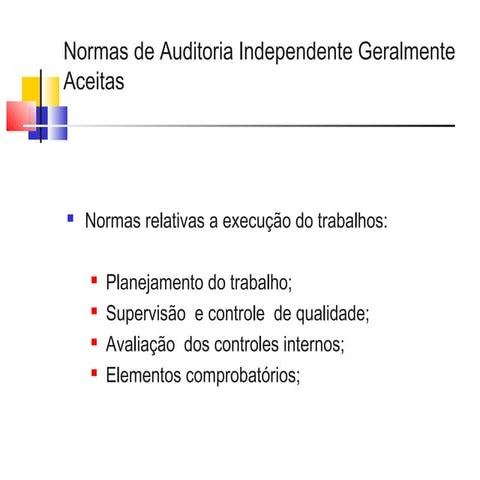 3 Auditoria - Normas | PPT
