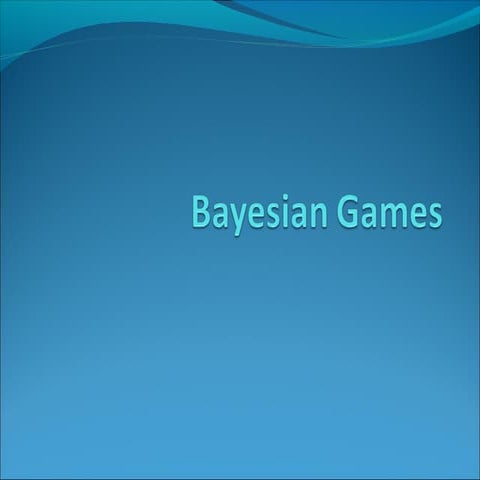 3 bayesian-games | PPT