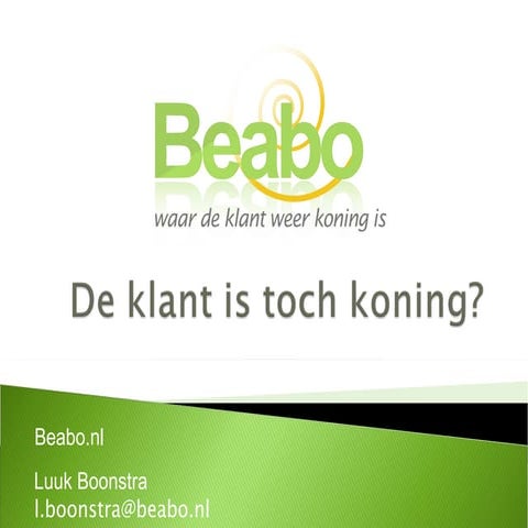 VRMevent: 3 - Luuk Boonstra - Beabo | PPT