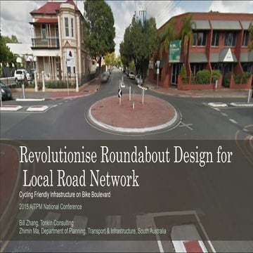 Revolutionise roundabout design | PPT