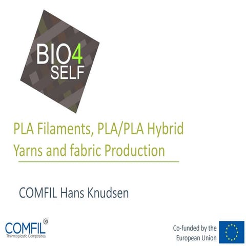 Bio4self - PLA Filaments - Hans Knudsen - Comfil | PPT