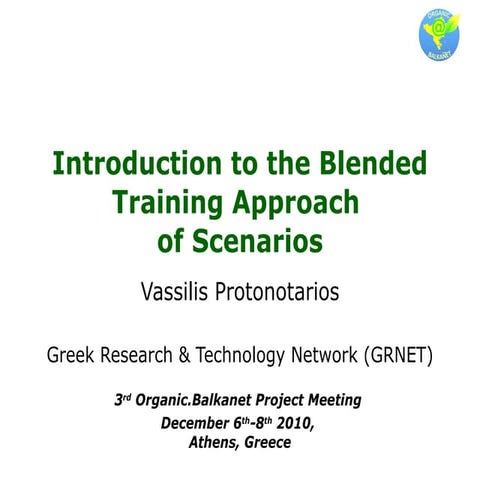 3.Training Scenarios | PPT