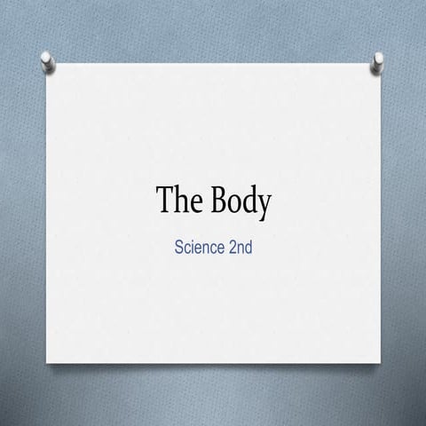 3 body - science Topic 1 | PPT
