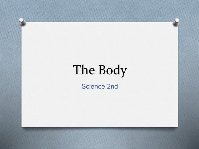 Taking care of your body | PPTX