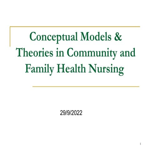 3 - CHN -Conceptual Models in Community Health Nursing.ppt