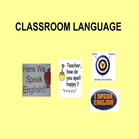 CLASSROOM LANGUAGE | PPT