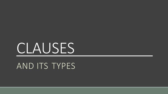 Introduction to syntax | PPTX