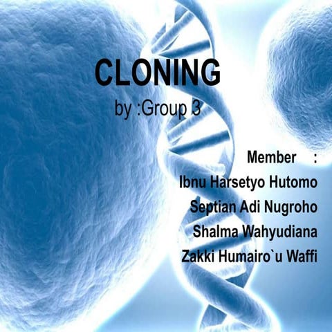 3 cloning | PPT