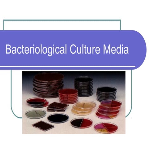 Culture Media - Prac. Microbiology | PPT