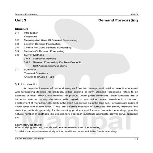 3 demand-forecasting | PDF