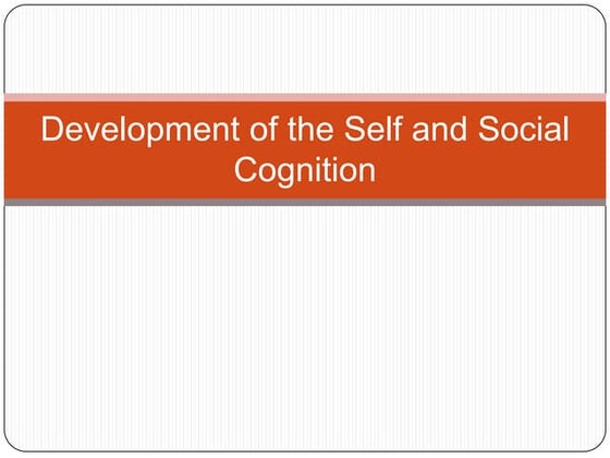 Socio emotional development at Early Childhood | PPT