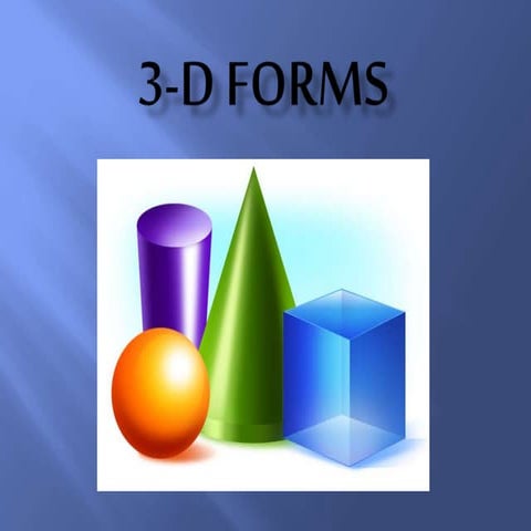 3 d forms | PPTX