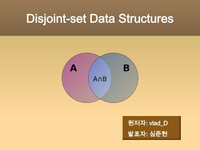 Disjoint Set Data Structures