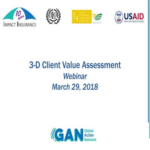 Webinar on 3-D Client Value Assessment | PPT