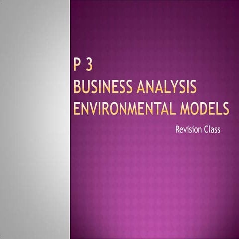 Environmental Models | PPTX