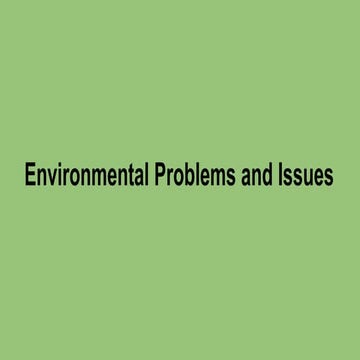 3 - Environmental Problems and Issues.pptx