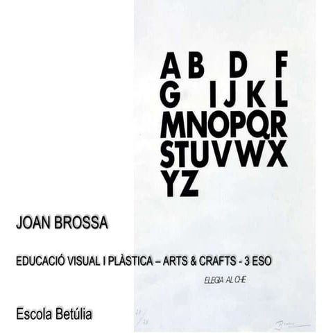 3 eso-plastica-joan-brossa | PPTX