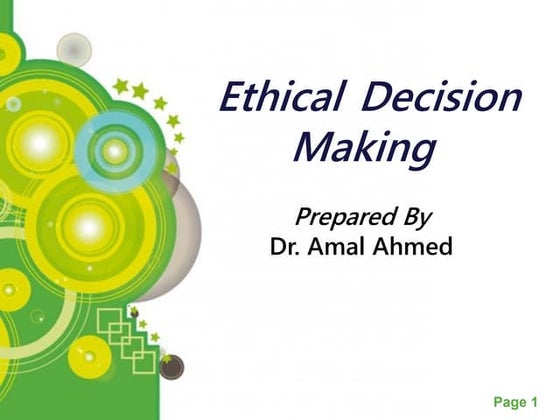 Ethical decision making (corey et al) | PDF