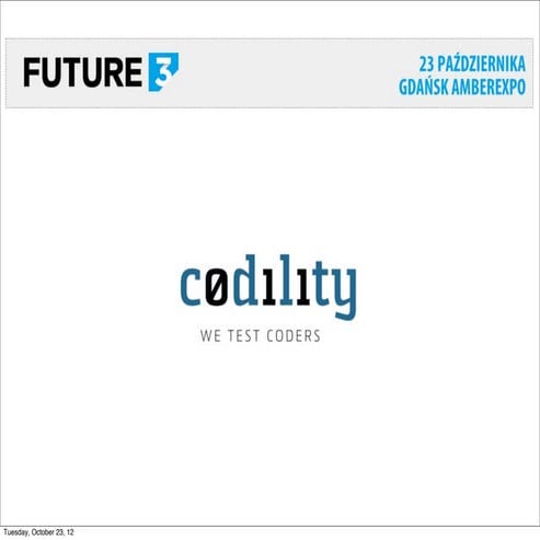 Prezentacja Codility | PDF