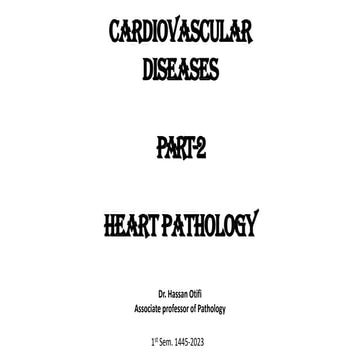 3- Heart pathology and diseases of the heart | PPT