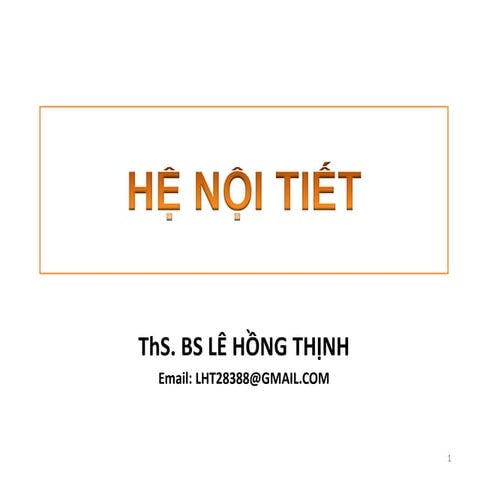 Tai lieu he noi tiet | PDF