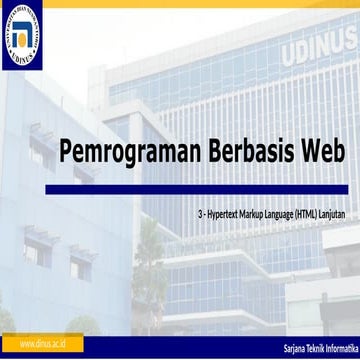 HTML lanjutan untuk pemula beserta latihan.pptx