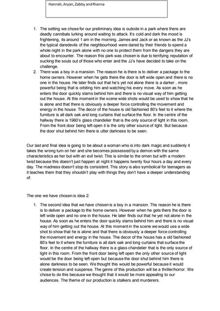 Descriptive essay : The haunted place ; | PDF