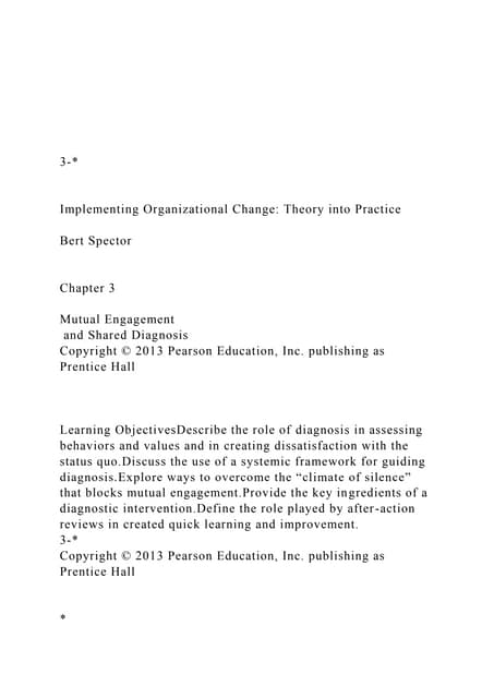 3-1Implementing Organizational Change Theory into Practice.docx | Management Consulting Industry ...