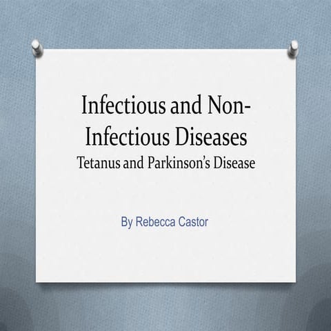 3 infectious and non-infectious diseases ppt | PPTX