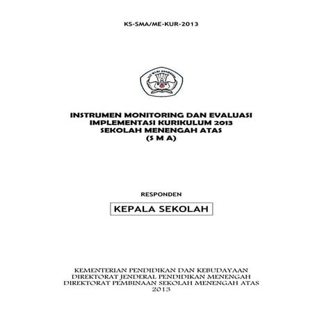 3 instrumen-monev-sma-kasek-161113 | PDF