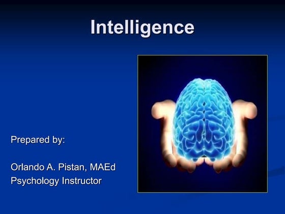 Howard Gardner: Multiple Intelligences Theory | PPT