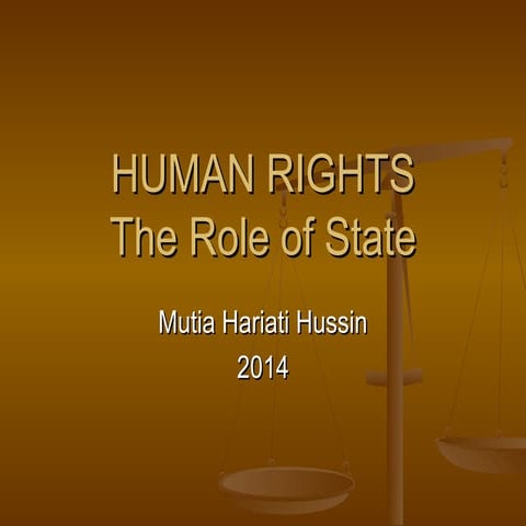 Introduction to Human Rights State | PPT