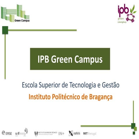 Apresentação - IPB Green Campus | PPTX