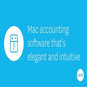 Mac accounting software that's elegant and intuitive | PPT
