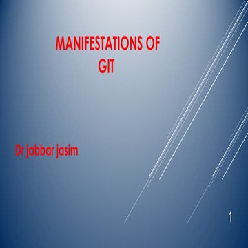 3-Major Manifestations of GIT Disease.ppt