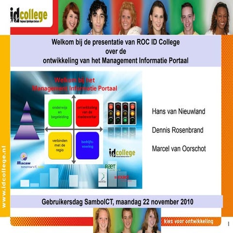 3 - Managementinformatie door ID College | PPT