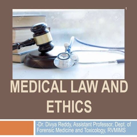 Medical Jurisprudence- Legal Medicine | PPTX