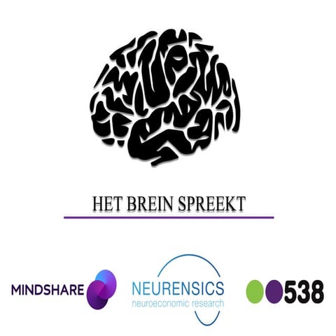 Het Brein Spreekt - Mindshare, Neurensics, 538 | PPT