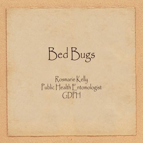 GA bed bugs | PPT
