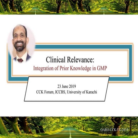 Clinical Relevance: Integration of Prior Knowledge in GMP | PDF