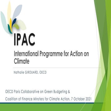 OECD IPAC Climate Action Dashboard | PPT