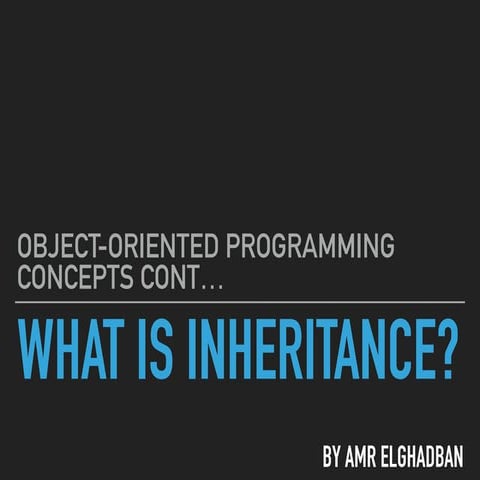 3 Oop Java Inheritance Ppt 8421