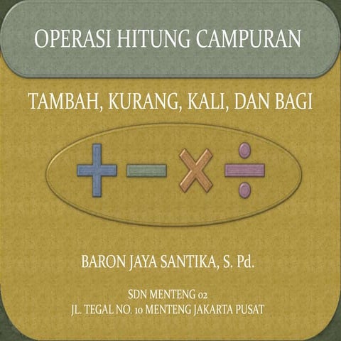 3. operasi hitung campuran | PPTX