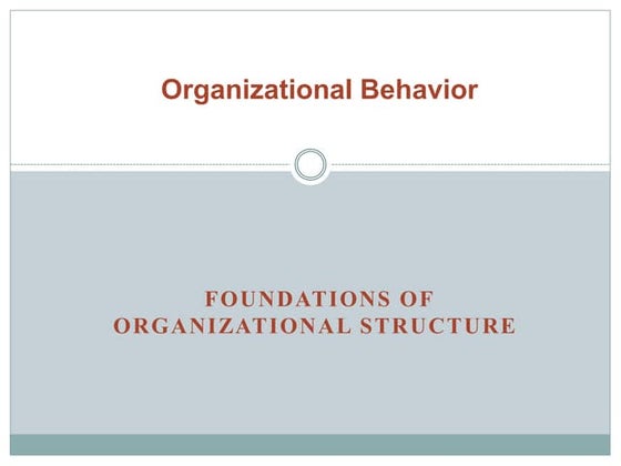 7 types of organizational structures | PDF