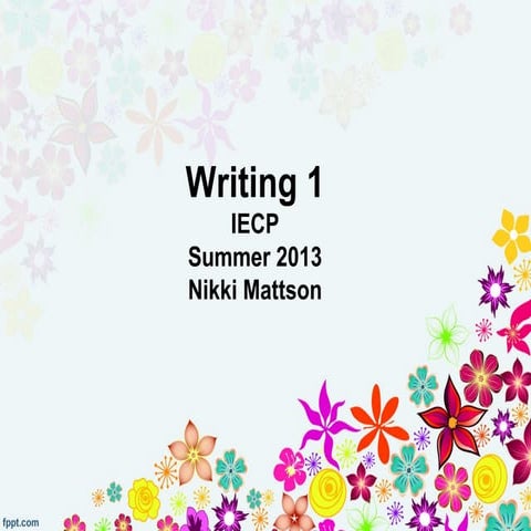 3. paragraph structure and hub paragraph | PPT