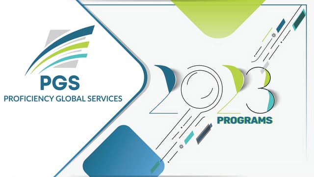 PGS Profile & Programs | PPT PGS Profile & Programs | PPT