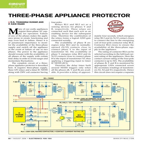 3 phase appliance protector | PDF